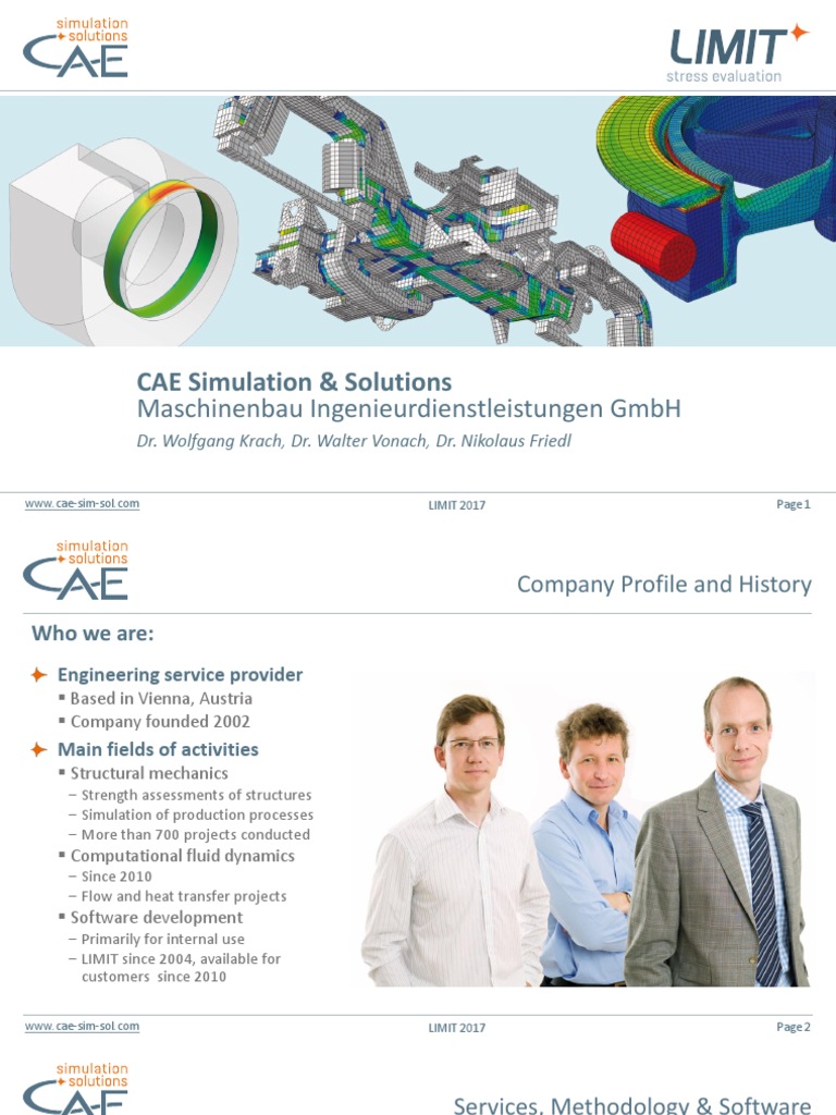 Cae Simulation & Solutions: Maschinenbau Ingenieurdienstleistungen GMBH ...