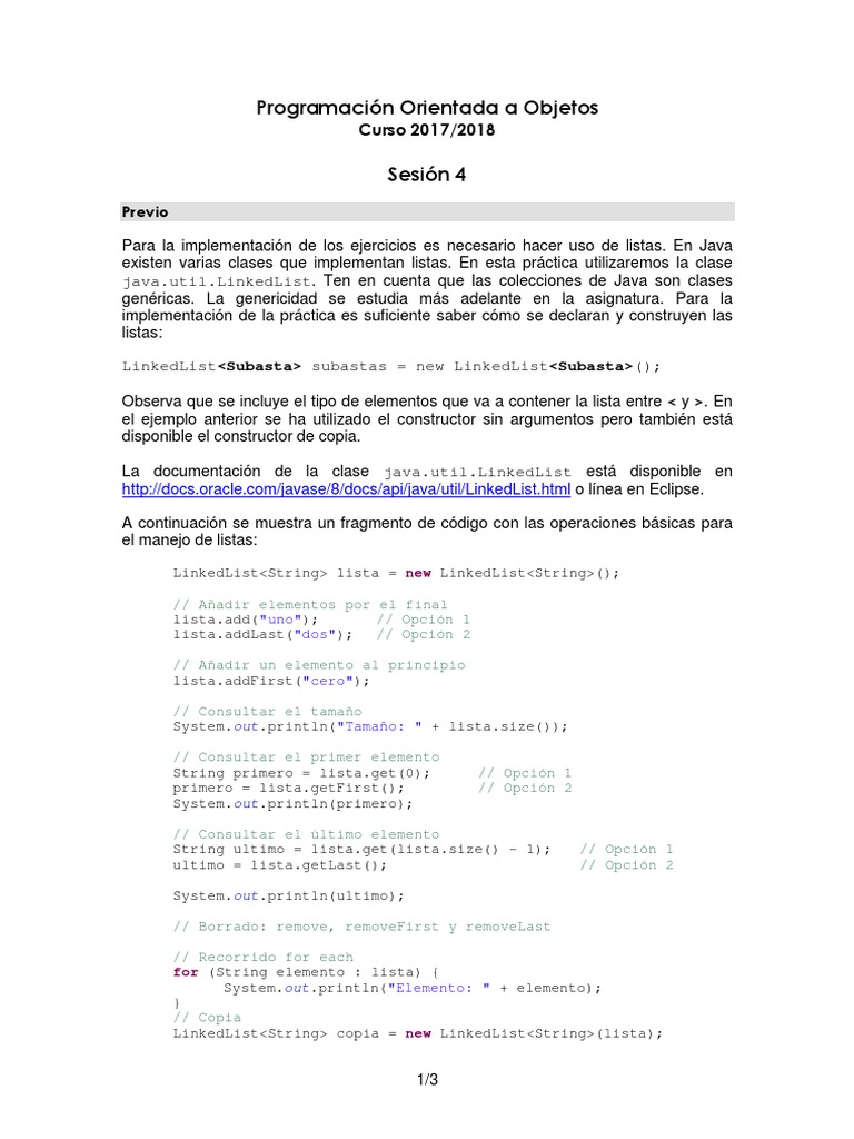 Taller Clase y Objetos Sesion4 | PDF | Subasta | Java (lenguaje de ...