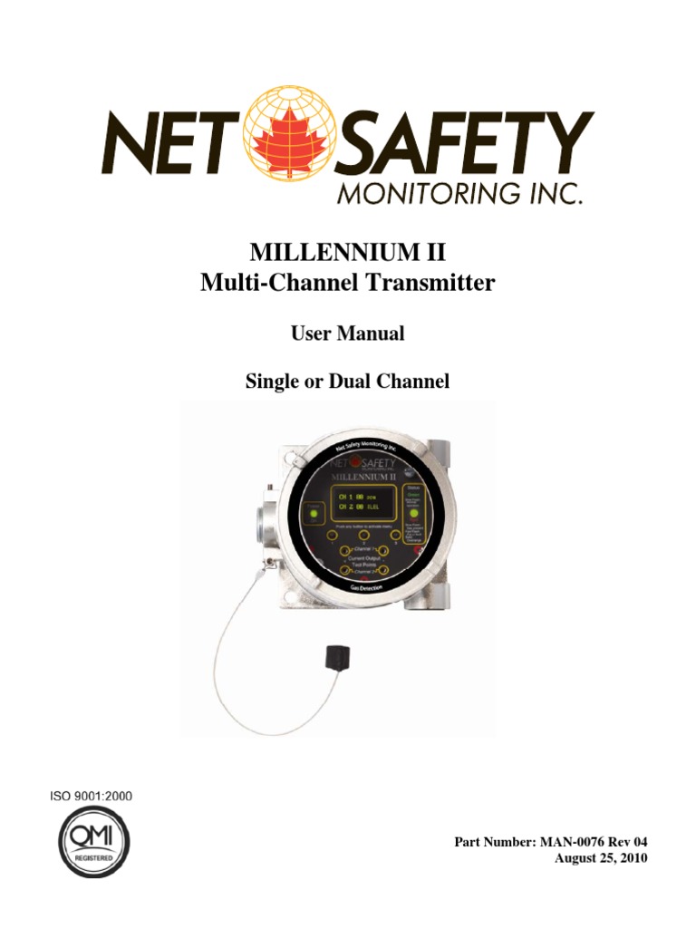 Millennium Ii Multi-Channel Transmitter: User Manual Single or Dual ...