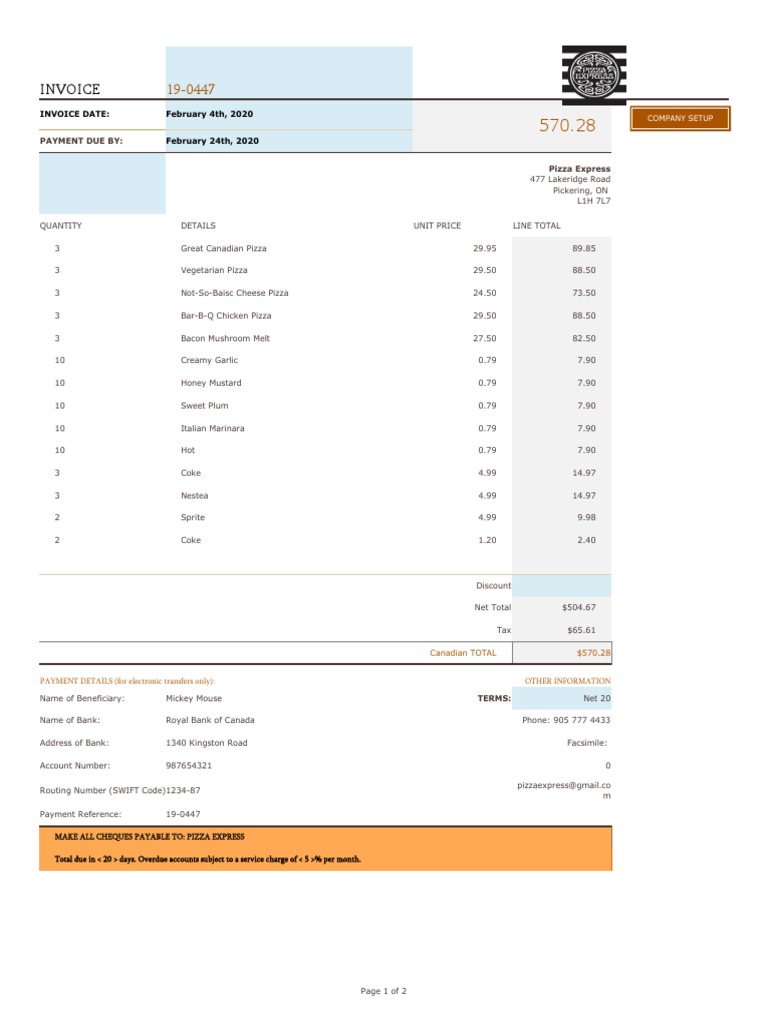 Assignment 2 - Invoice | PDF | Invoice | Cheque