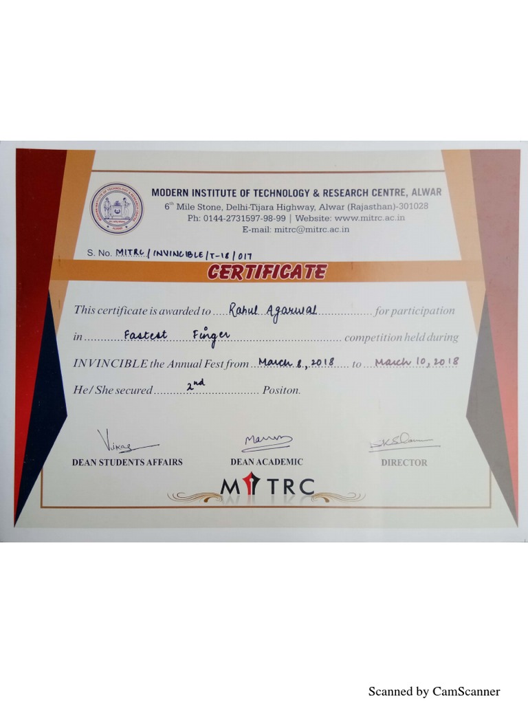 FAFI Certification | PDF