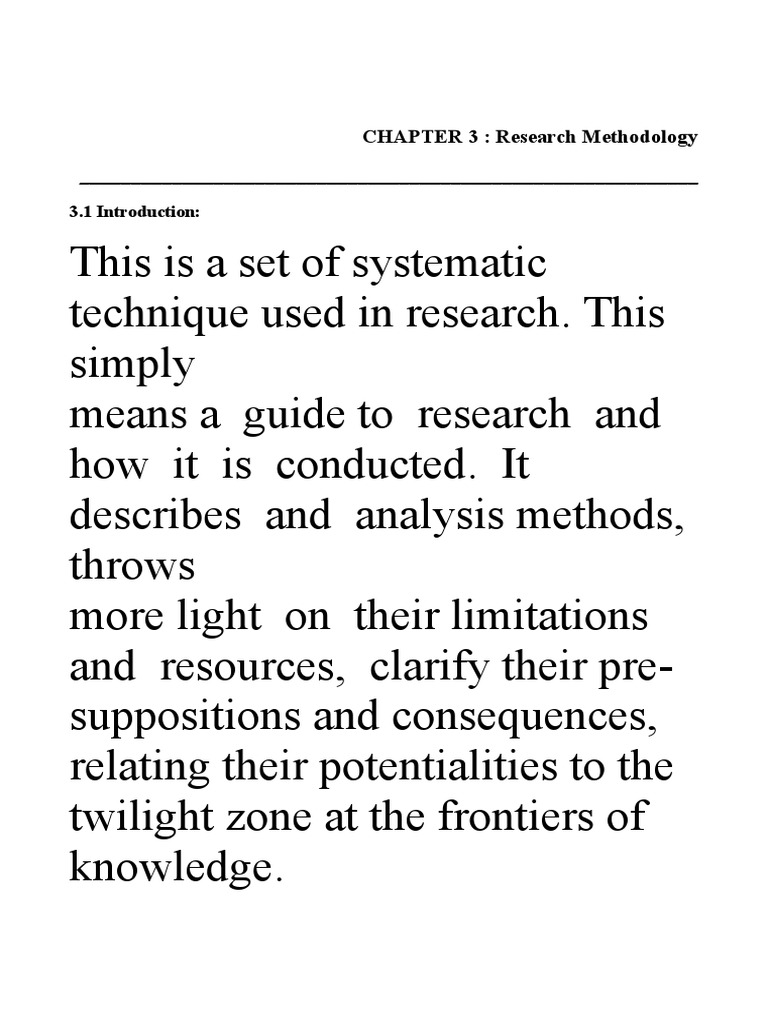 CHAPTER 3: Research Methodology | PDF | Regression Analysis | Causality