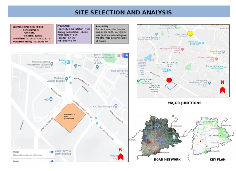 Site Selection and Analysis: Major Junctions | PDF