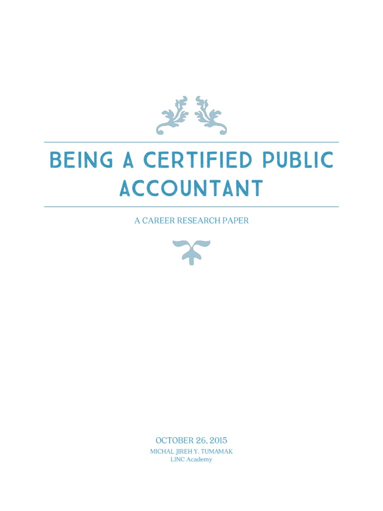 SAMPLE - Career Research Paper | PDF