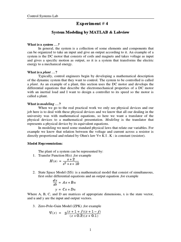 DC Motor Modeling Using MATLAB | Download Free PDF | Electromagnetic ...