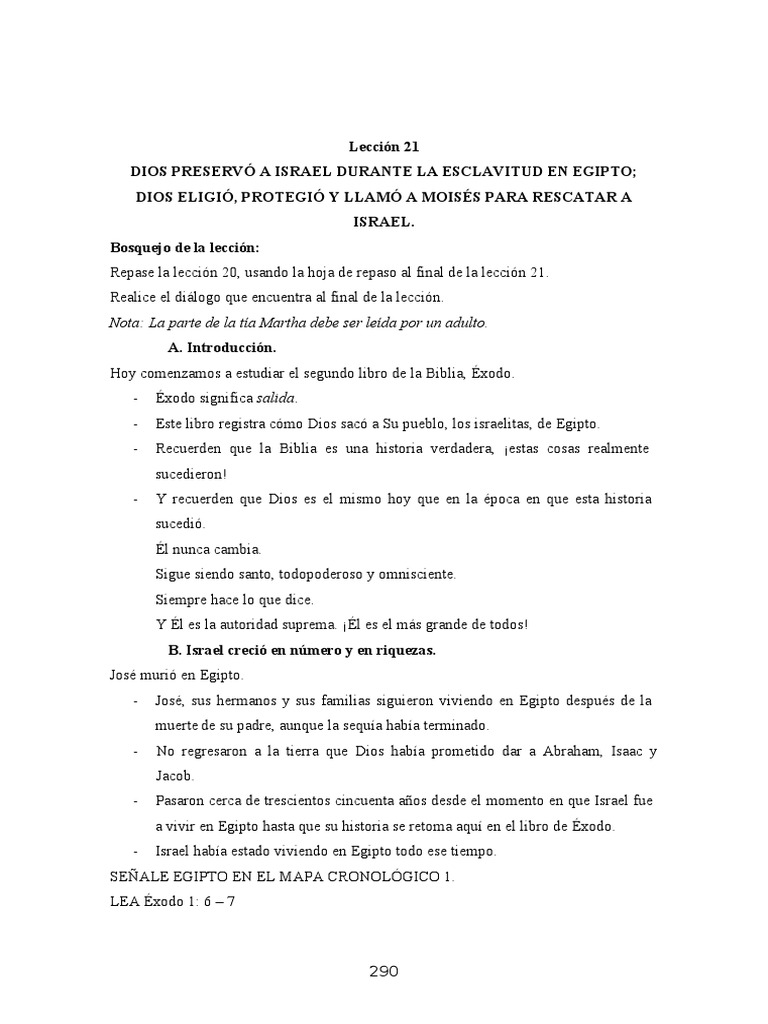Fundamentos Firmes. Edición para Niños - Lección 21 - Dios Preservó A ...