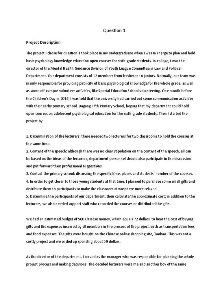 Psychology Education Project for Kids | PDF | Psychology | Retail