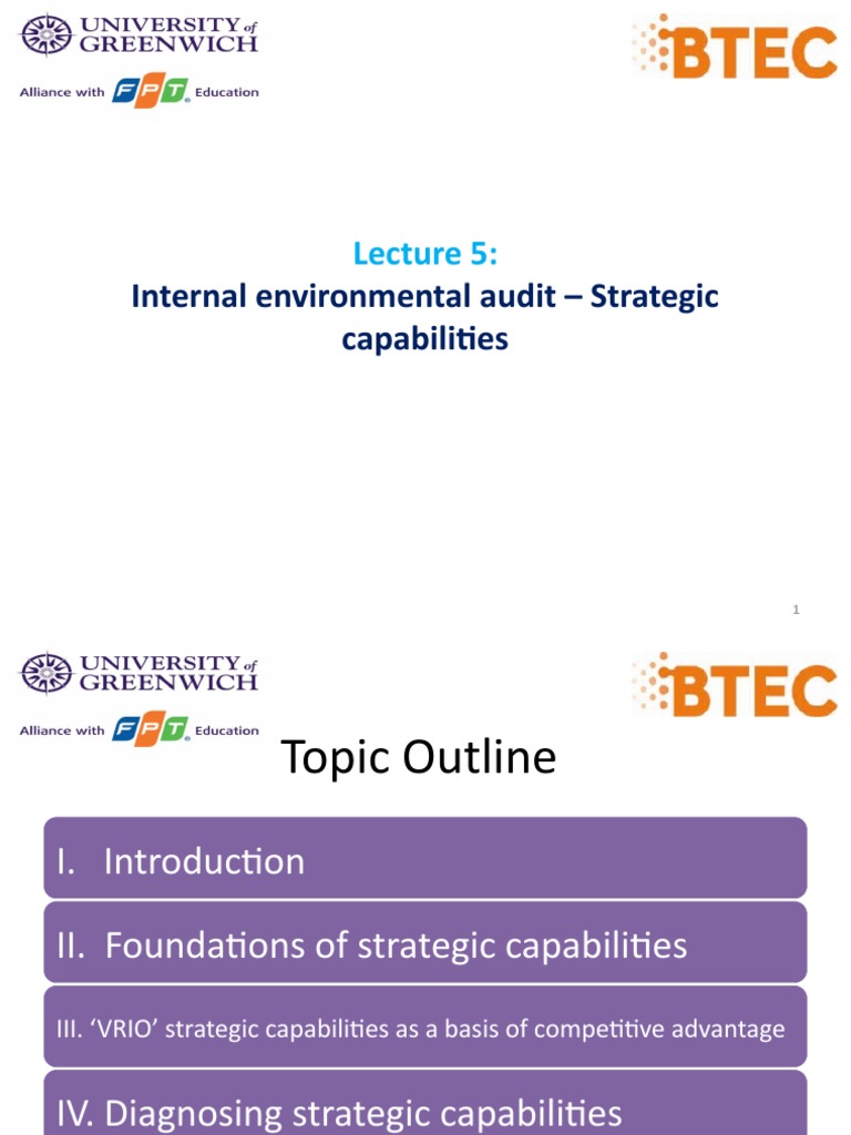 574 - Lecture 5 - Internal Audit | PDF | Swot Analysis | Competitive ...