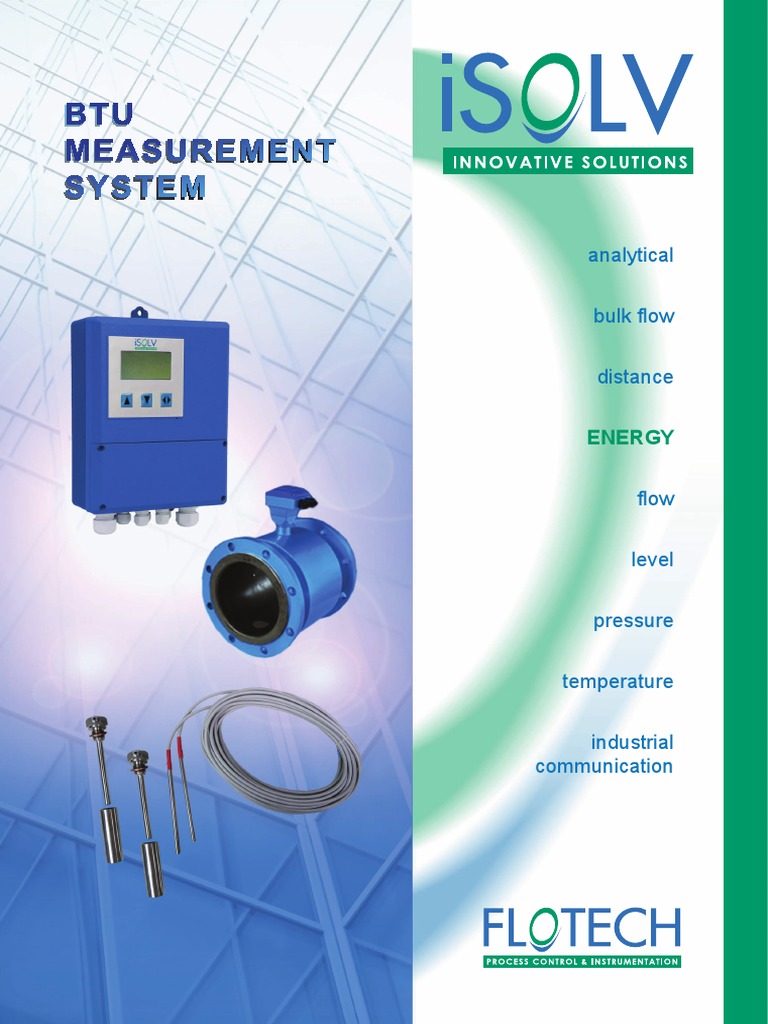BTU Meter | PDF | Flow Measurement | Fluid Dynamics