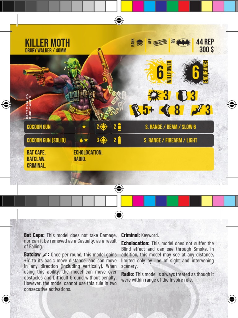 Killer Moth: Drury Walker / 40MM | PDF