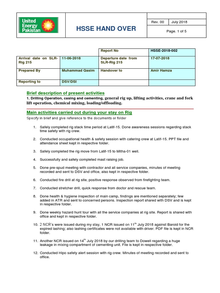 Updated Handover 16th July, 2018 | PDF | Gmail