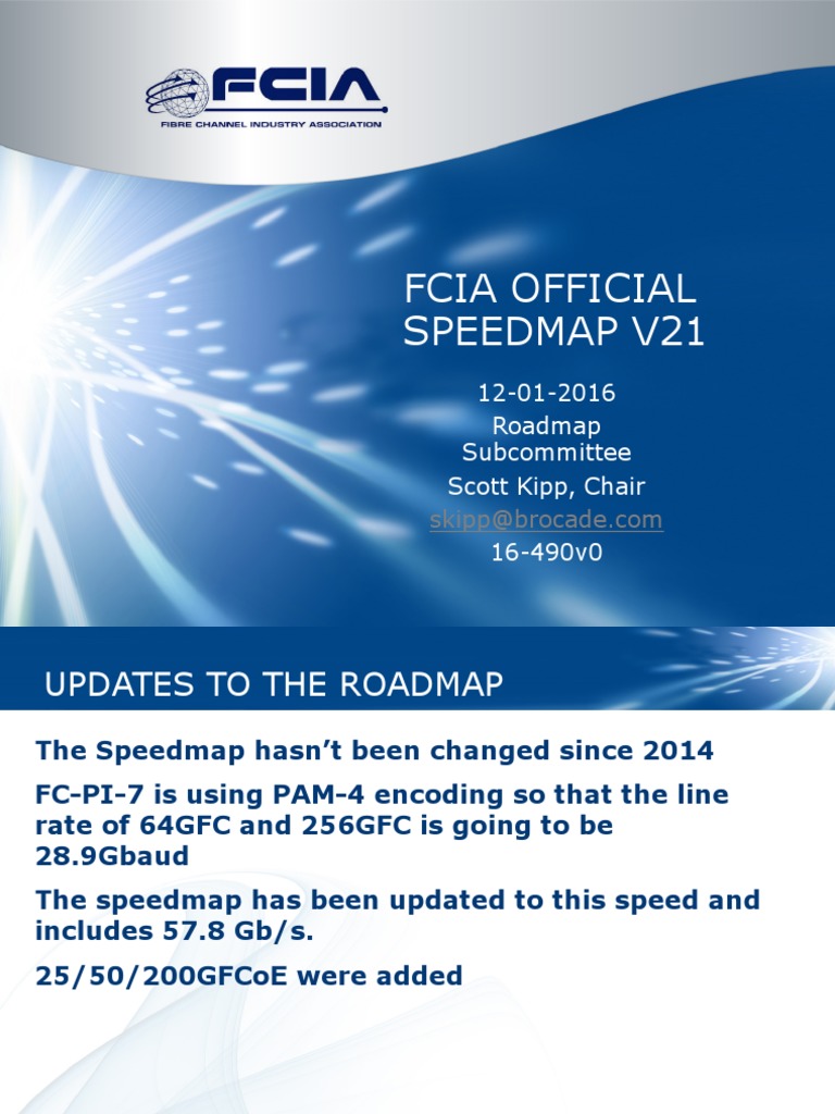 FCIA SPEEDMAP v21 | PDF | Physical Layer Protocols | Digital Technology