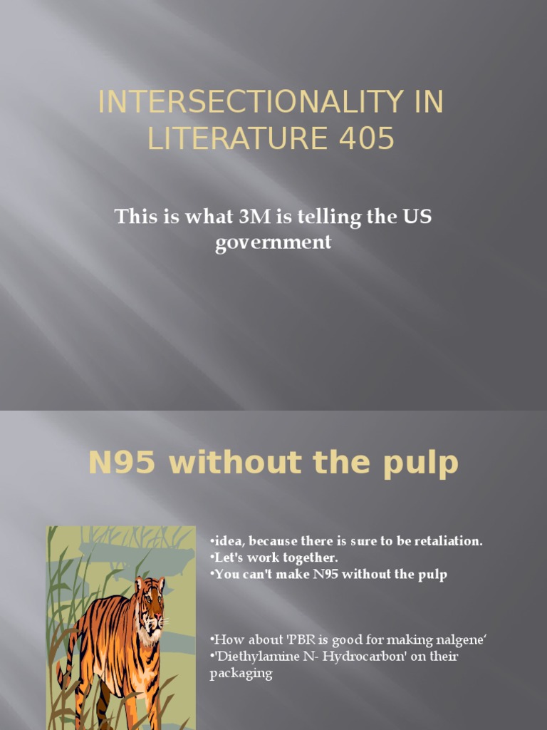 Intersectionality in Literature 405 | PDF | Rape | Assault