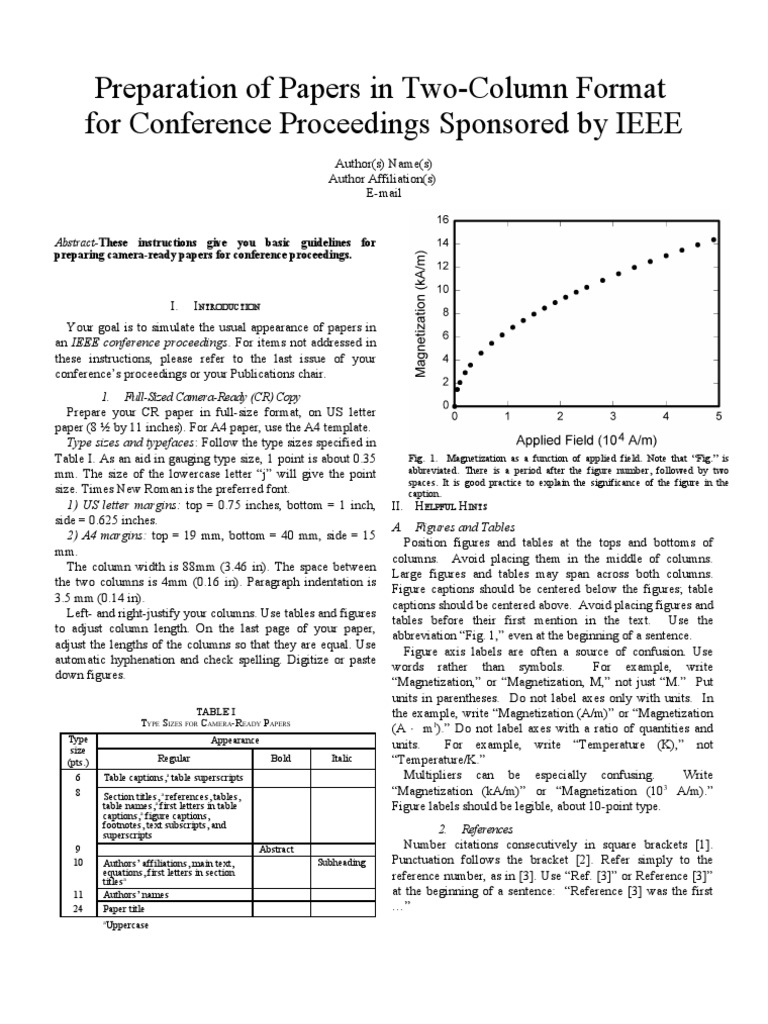 Ieee Format | PDF