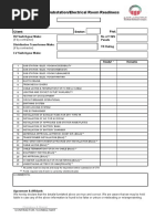TRANSFORMER Inspection Checklist | PDF | Transformer | Electrical ...
