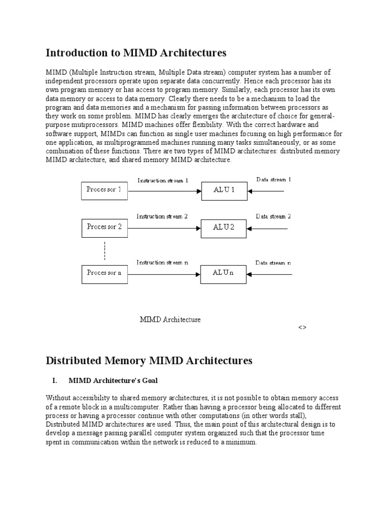 Introduction To MIMD Architectures | PDF | Parallel Computing | Routing