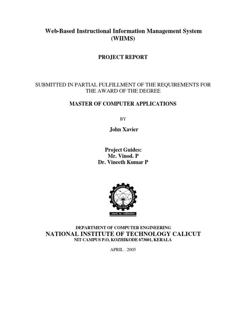 Web-Based Instructional Management System | PDF | Web Server | Internet ...