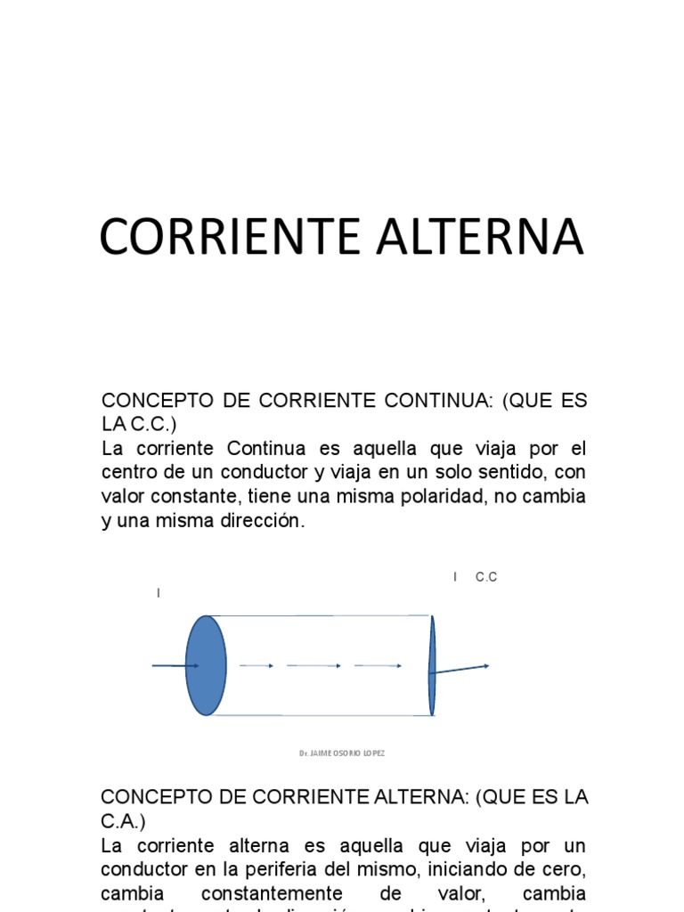 Corriente Alterna | PDF | Energia electrica | Inductor