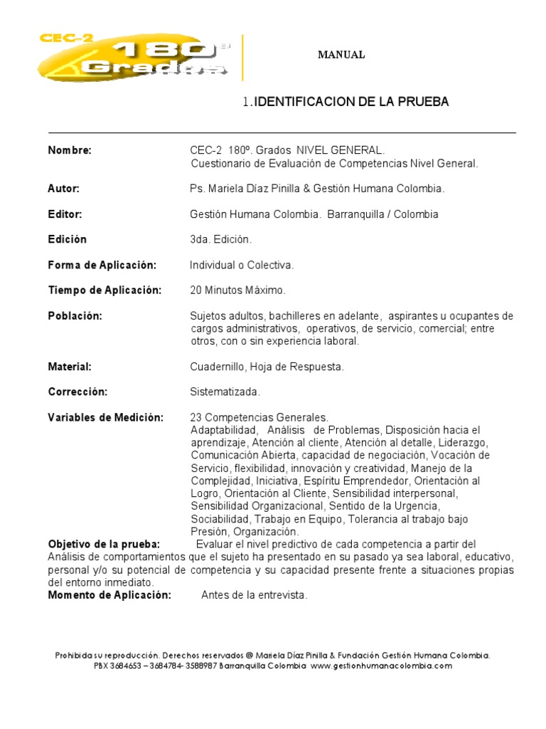 180 Grados Manual Cec-2 PDF | PDF | Toma de decisiones | Aprendizaje