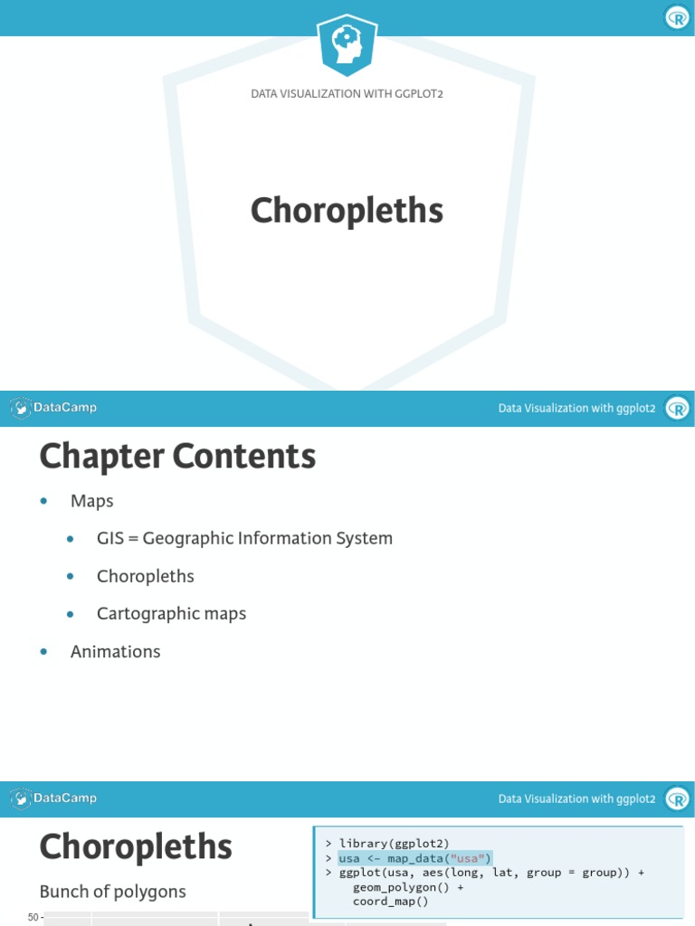 Data Visualization With Ggplot2: Choropleths | PDF | Southern United ...