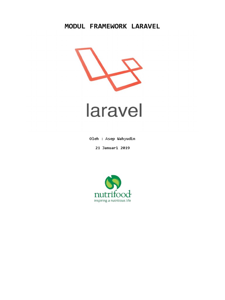 Modul Framework Laravel PDF | PDF | Php | Databases