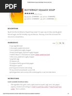 Butternut Squash Soup - Love and Lemons | PDF | Parsley | Ginger