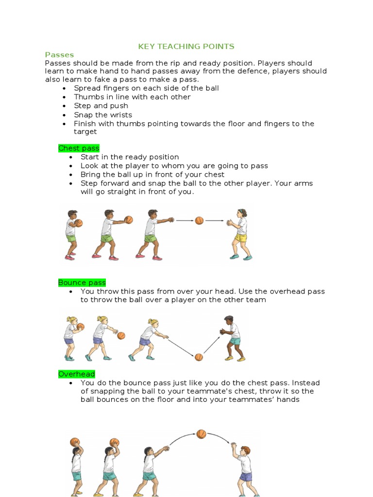 How To Throw A Bounce Pass