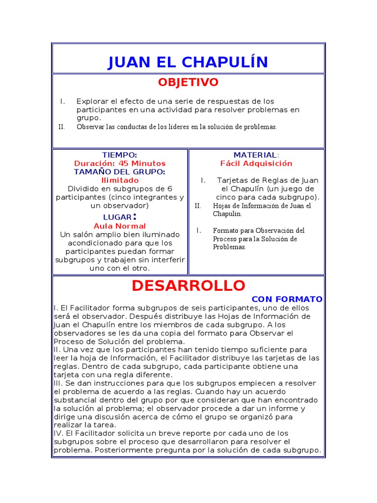 Juan El Chapulín | PDF | Información | Cognición