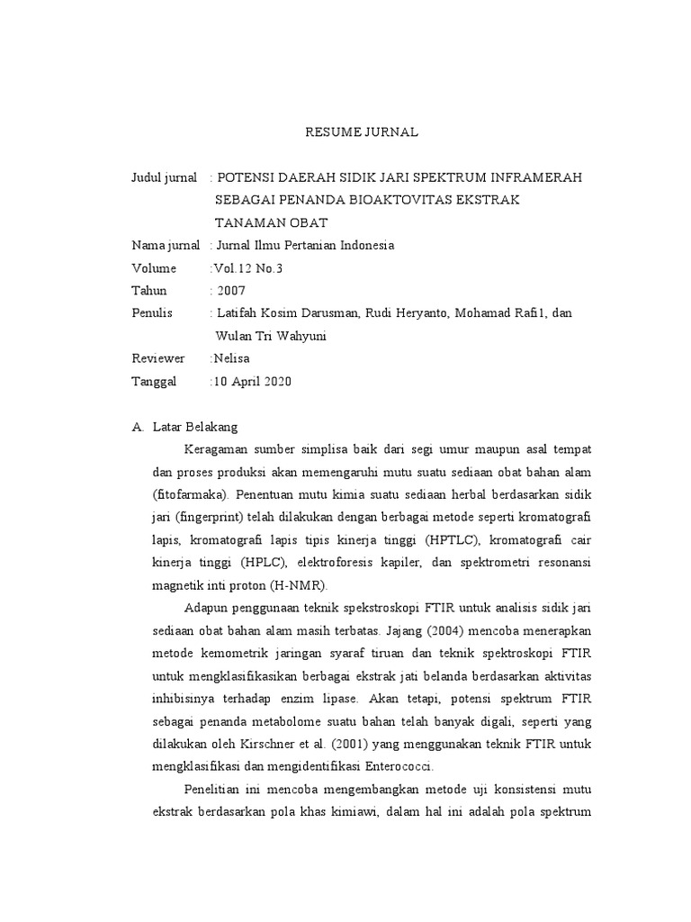 Resume Jurnal | PDF
