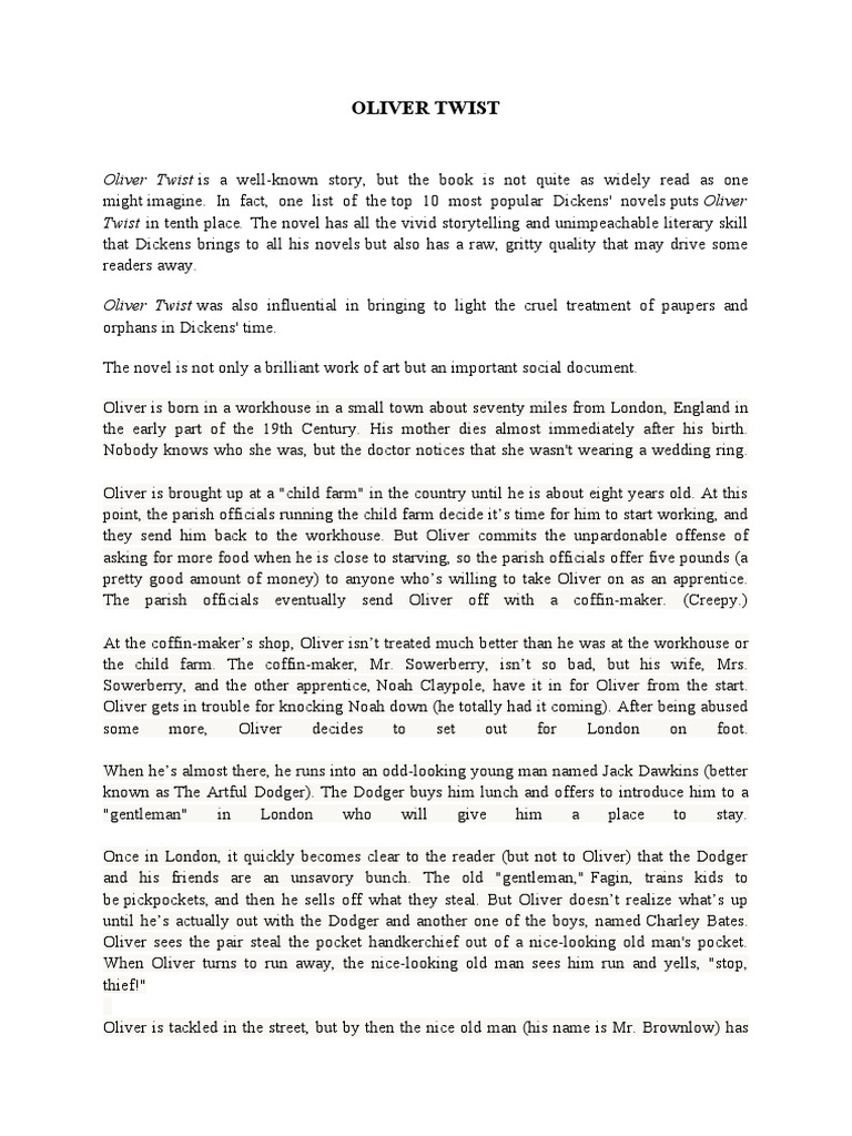 Oliver Twist | PDF | Oliver Twist | Nancy (Oliver Twist)