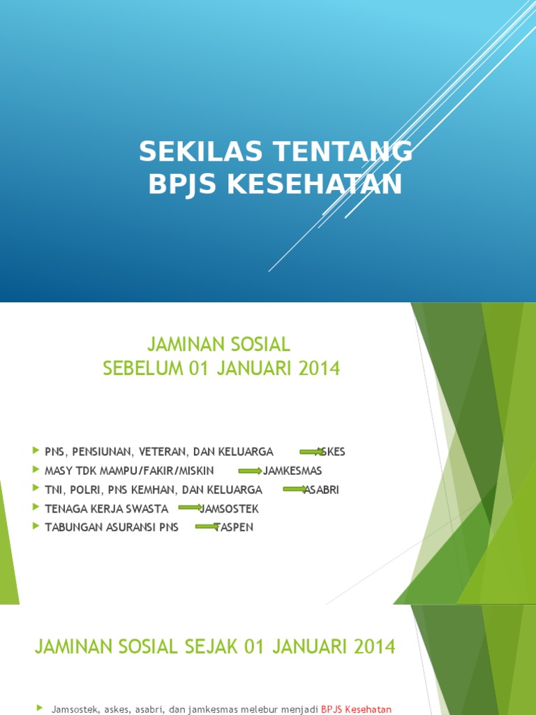 Power Point Sosialisasi BPJS | PDF