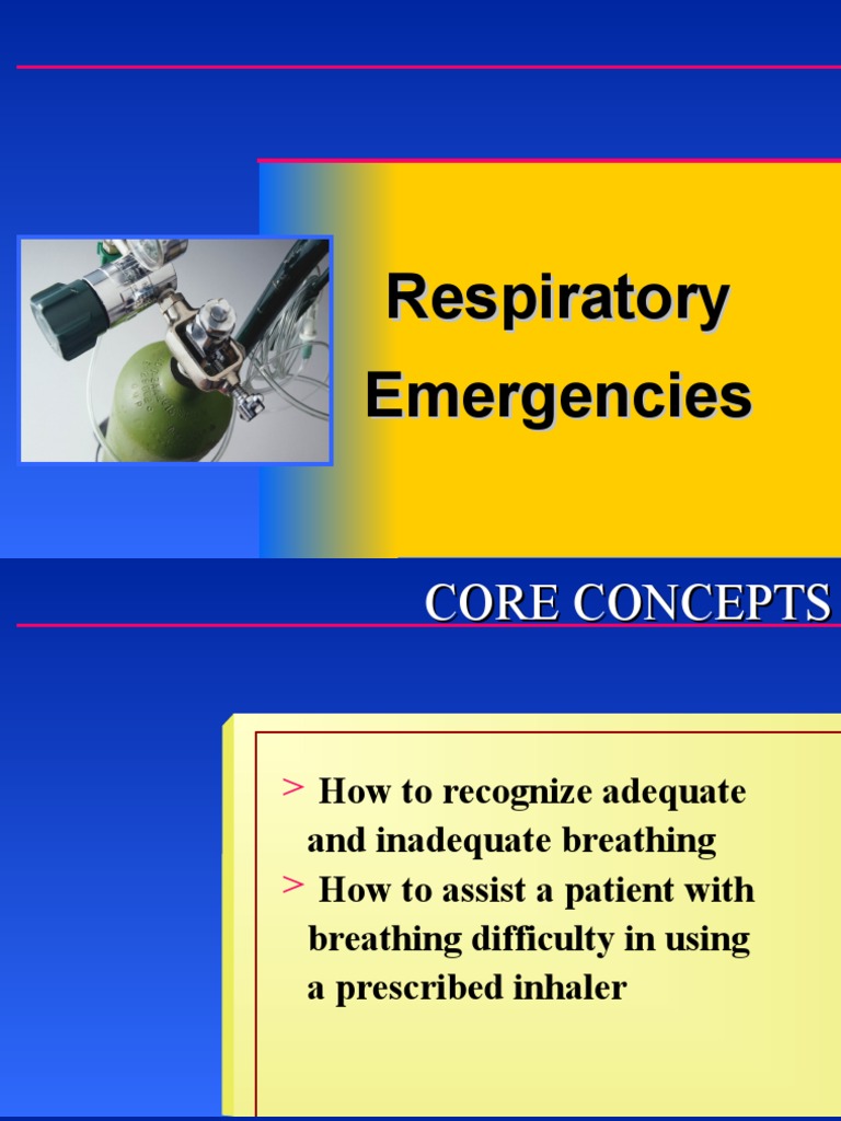 Respiratory Emergency | PDF | Breathing | Pulmonology