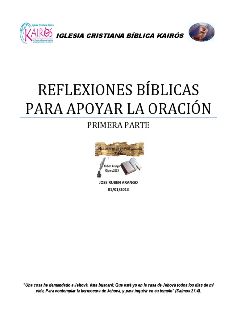 Manual 1 - Reflexiones Bíblicas Joaro | PDF | Arca de la Alianza | Oración