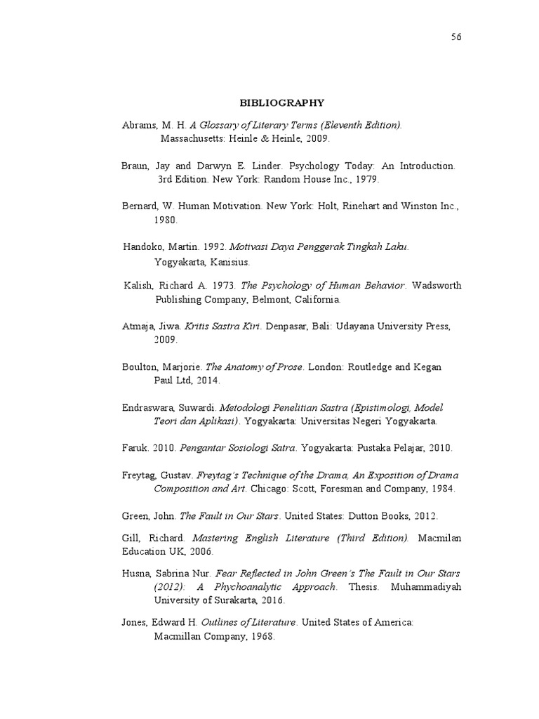 BIBLIOGRAPHY of THE POSITIVITY OF FACING CANCER IN THE FAULT IN OUR ...