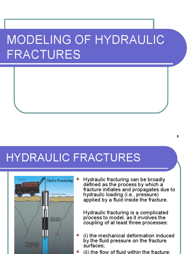 Modeling of Hydraulic Fractures | PDF | Fracture | Hydraulic Fracturing