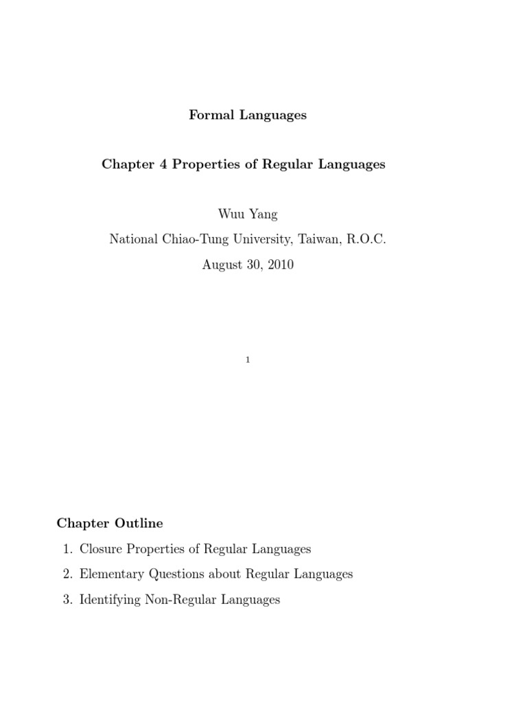 Formal Languages | PDF | Formalism (Deductive) | Metalogic