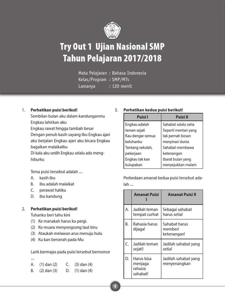 Ebook Try Out UN SMP PDF | PDF