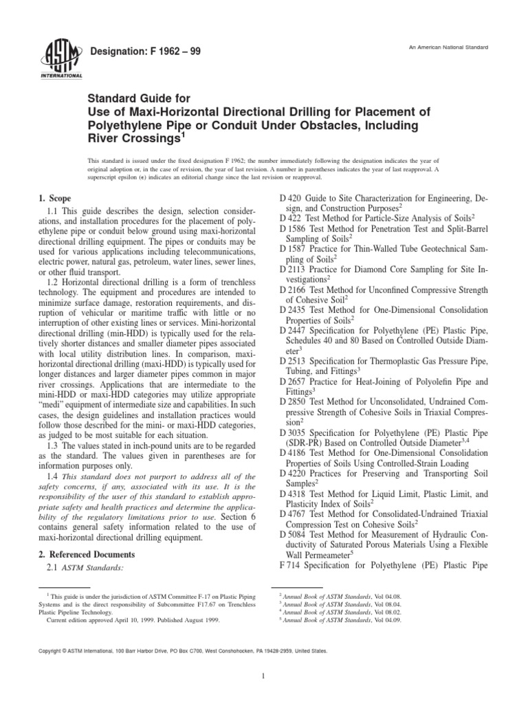 Astm F-1962 PDF | PDF | Civil Engineering | Nature