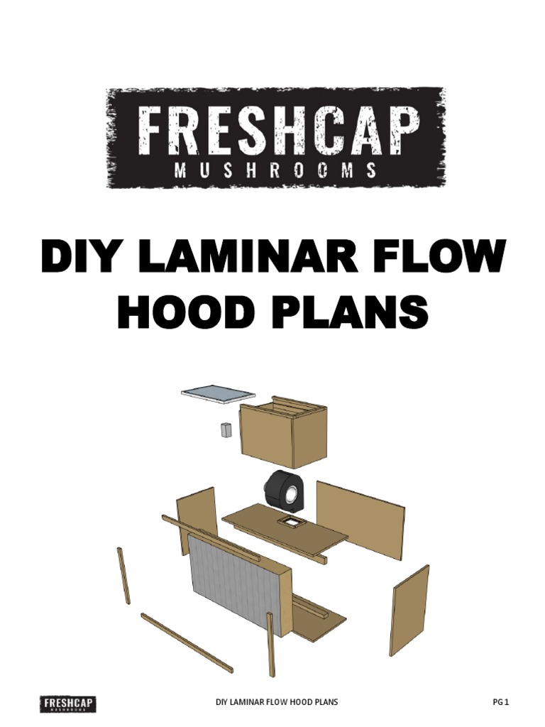 DIY Flow Hood Plans FreshCap Mushrooms | PDF | Plywood | Screw