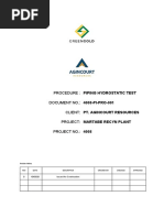 Hydrostatic Test Procedure Overview | PDF | Pipe (Fluid Conveyance ...