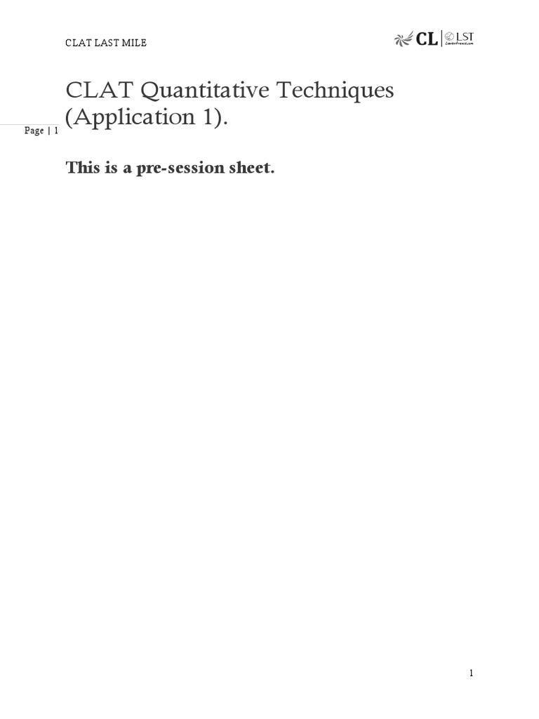 QT Application - 1 (Caselets) PDF | PDF | Speed | Ratio