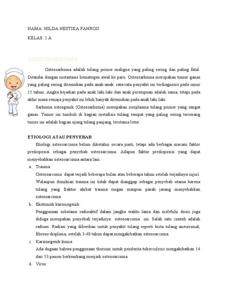 LP Pathway Osteosarkoma | PDF