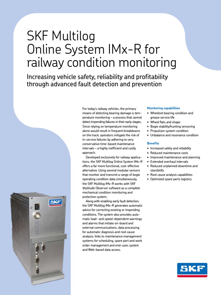 SKF Multilog Condition Monitoring | Download Free PDF | Bearing ...