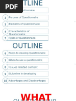 Structured Semi Structured and Unstructured Questionnaire | PDF ...