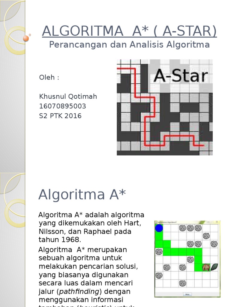 Algoritma A*: Panduan Pathfinding Optimal | PDF
