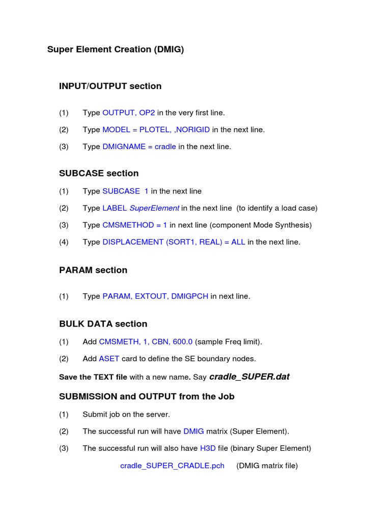 Creating A Super Element Using Component Mode Synthesis In Abaqus Pdf