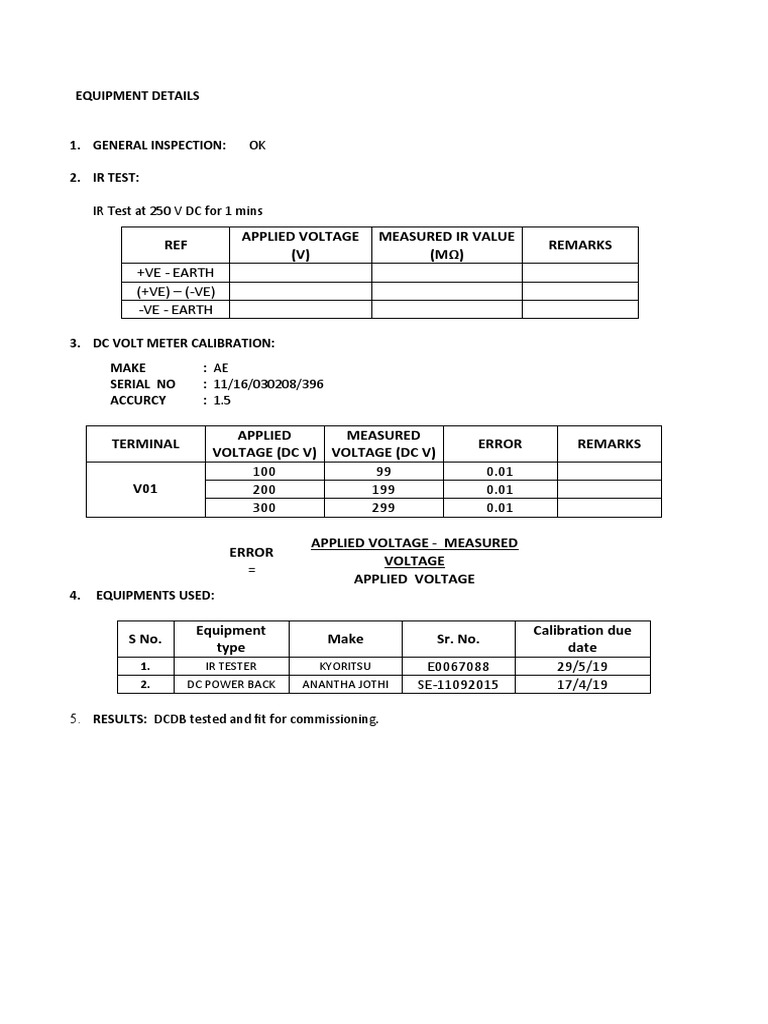 DC Disrtibution Board - 1 | PDF