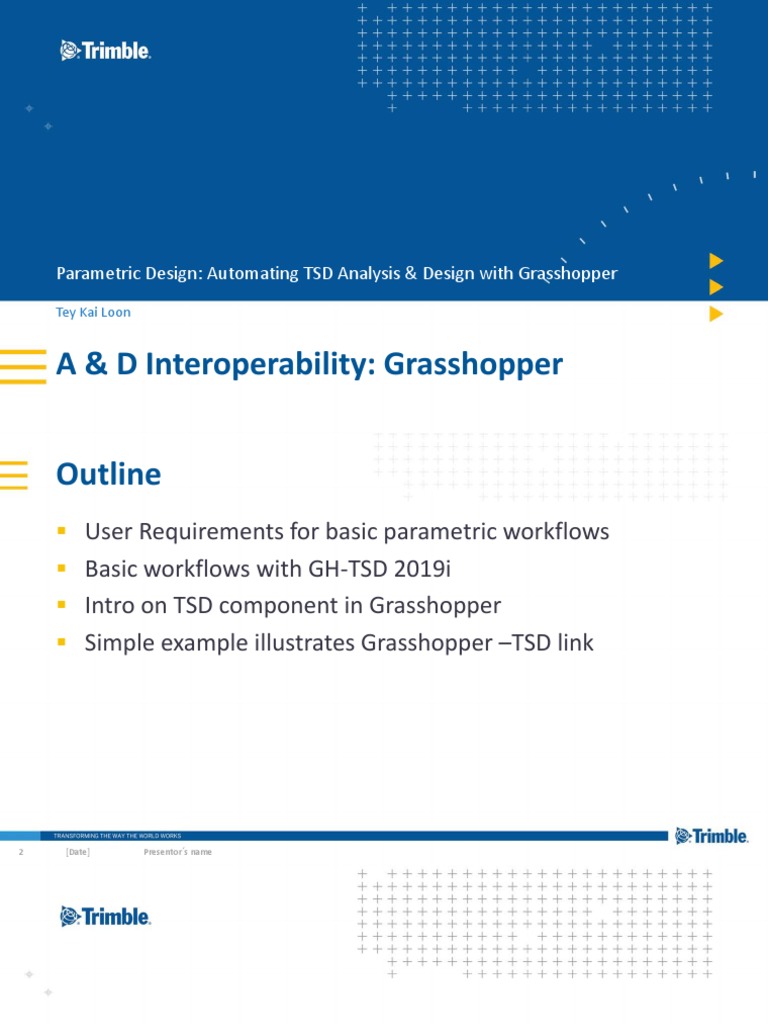 A & D Interoperability: Grasshopper: Parametric Design: Automating TSD Analysis & Design With ...