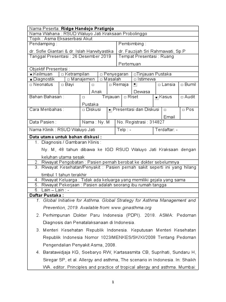 Asma Bronkhial | PDF