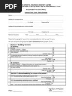 UIIC Form | PDF